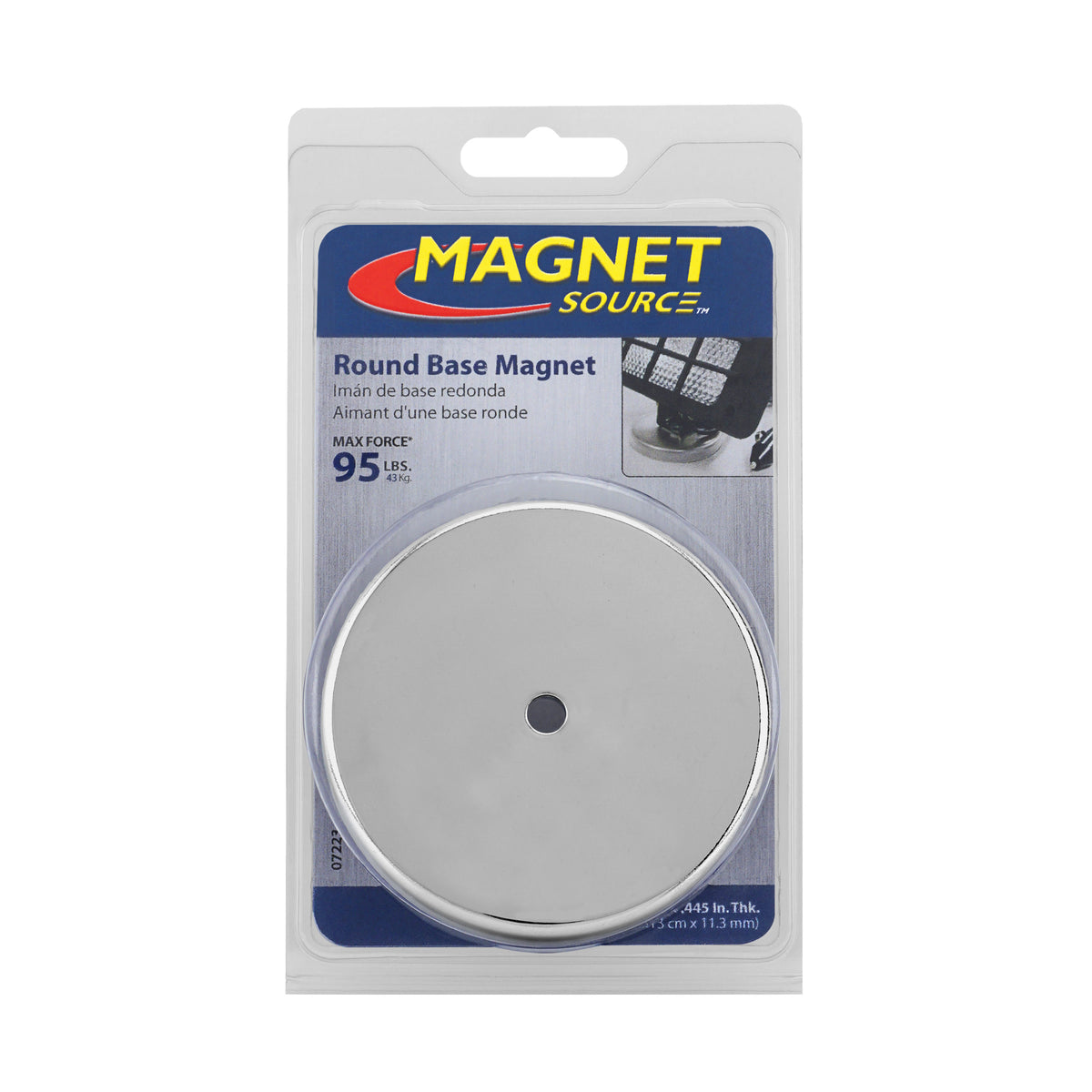 Master Magnetics Heavy-Duty Ceramic Round Base Magnet